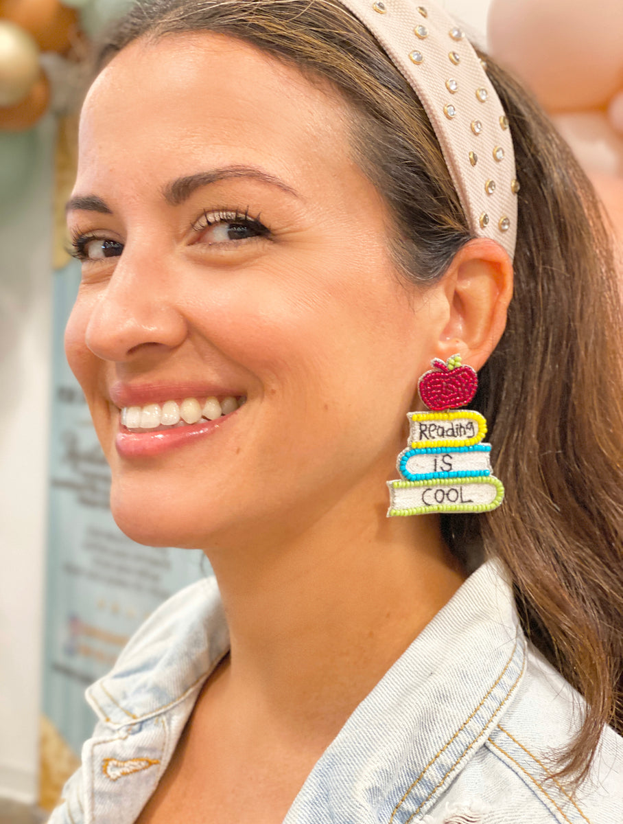 Reading is Cool Books Earrings – Gaby & Grace