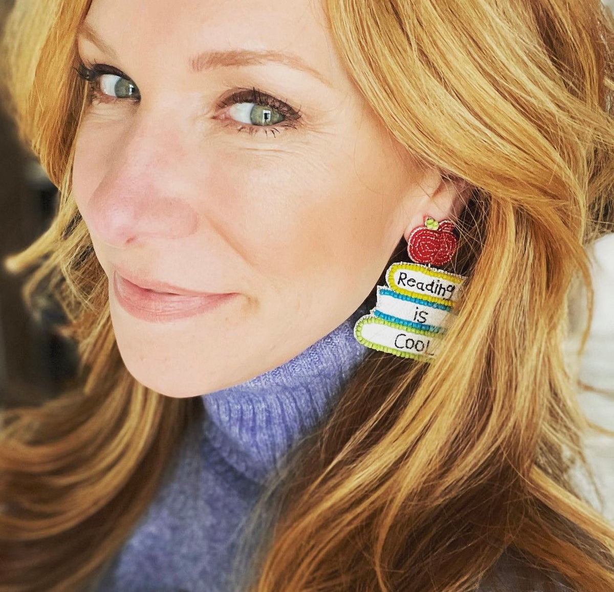 Reading is Cool Books Earrings – Gaby & Grace